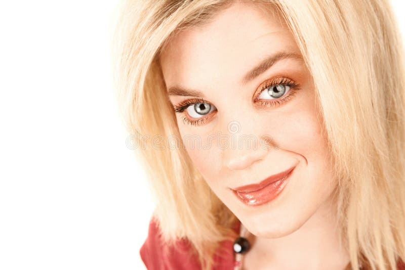 Closeup of Pretty Young Nerdy Girl Stock Photo - Image of brunette ...