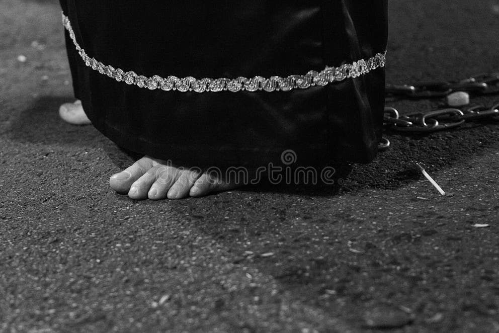 Closeup of Priest S Feet with Chain Stock Image - Image of orthodox ...