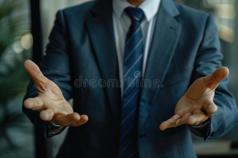 Closeup of a Professional Discussing Ethical Guidelines in it ...