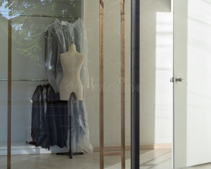 Closeup Professional Mannequin for Sewing in a Clothing Store Stock ...