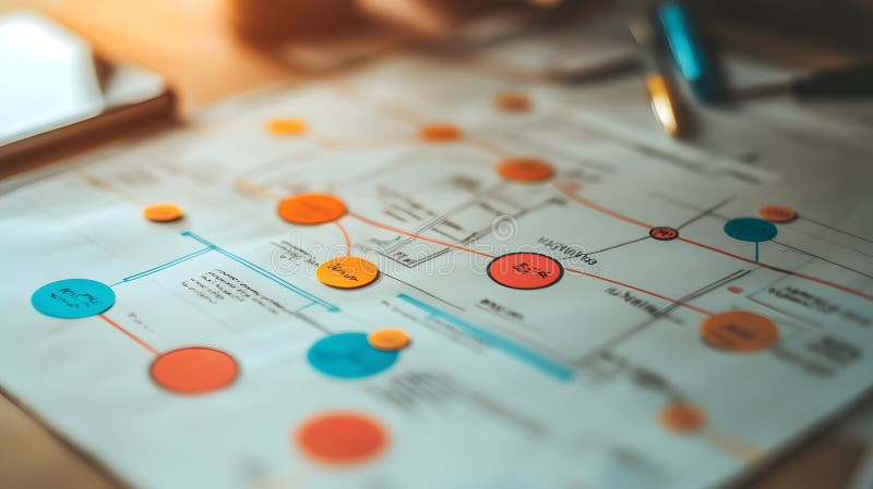 A Closeup of a Project Strategy Document Outlining Problem-solving ...