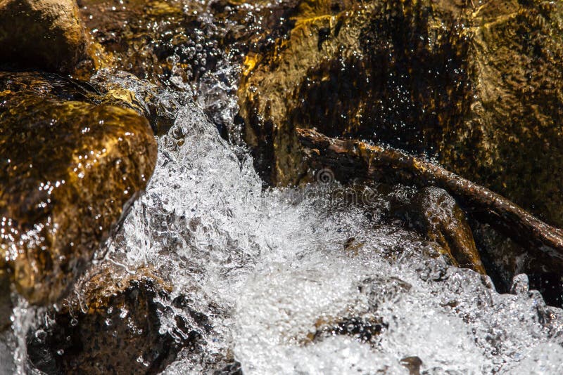 Closeup Rapid Waters of River Strong Stock Photo - Image of power ...