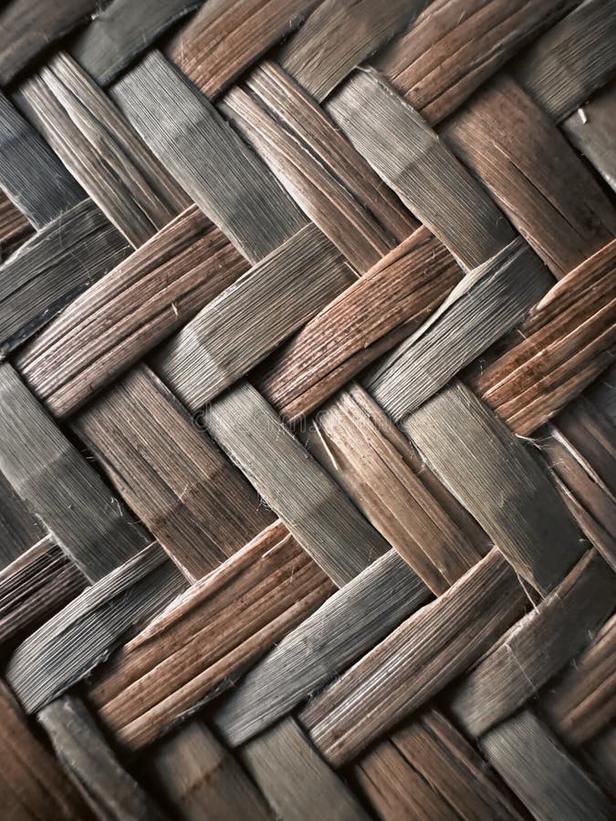 Closeup of Rattan Mat for Backgrounds and Abstract Stock Illustration ...