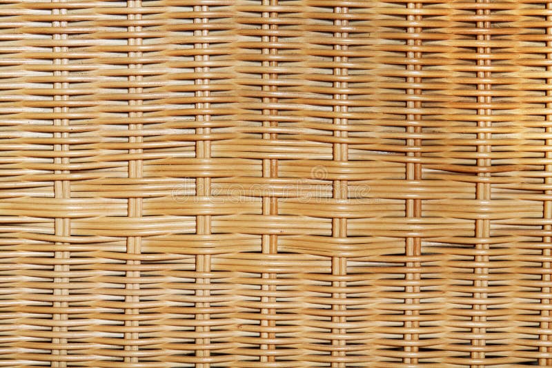 Closeup Rattan Wickerwork, Braided Stock Photo - Image of material ...