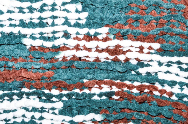 Closeup of Red, Black and Grey Woolen Scarf Texture Stock Image - Image ...