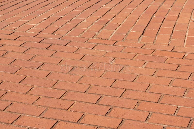 Brick Patterns on a Sidewalk Stock Image - Image of masonry, colors ...