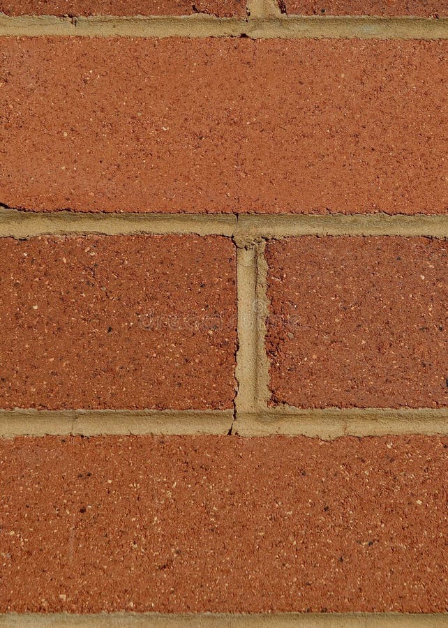 A Closeup of a Brick Wall in Vertical Format Stock Photo - Image of ...