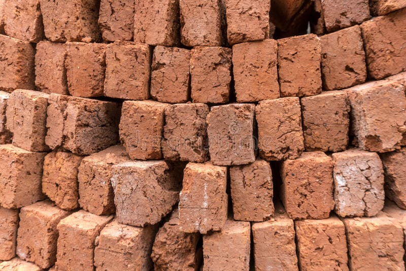 The Old Clay Building in Central Asia Stock Image - Image of antique ...