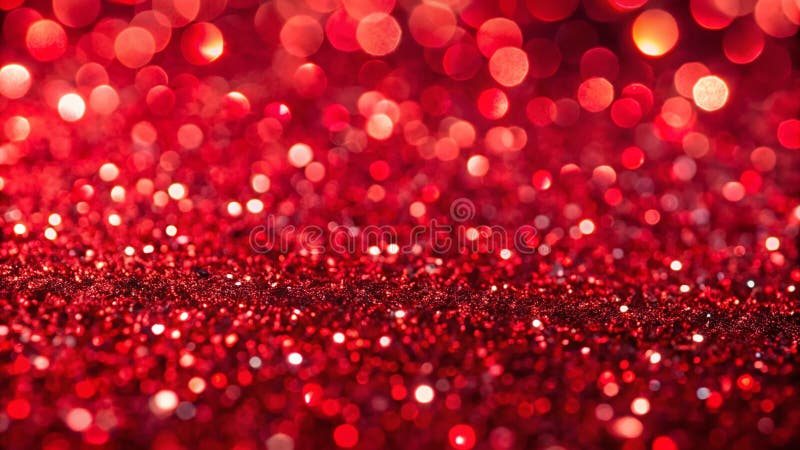 Closeup Red Glitter Texture Background for Design Projects Vibrant ...