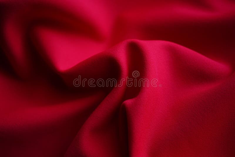 Closeup Red Jersey, Soft Fabric Background Stock Image - Image of ...