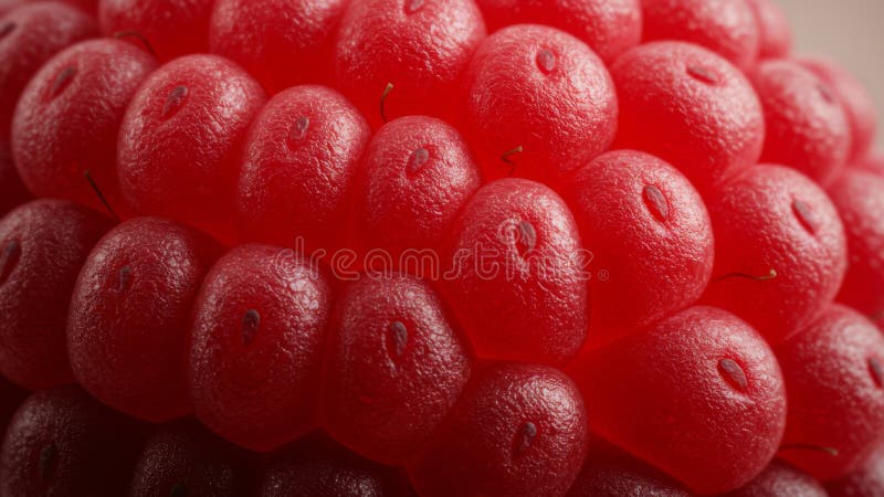 Closeup of Red Raspberry Texture Stock Illustration - Illustration of ...
