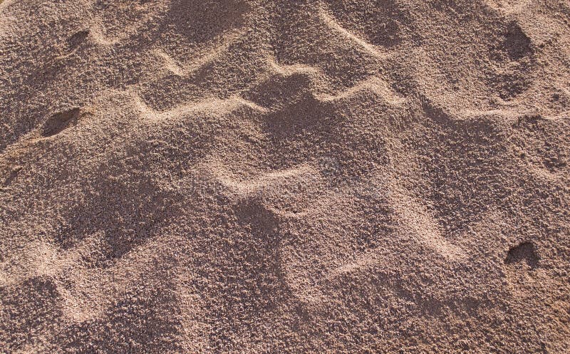Closeup of Red Sand with Texture and a Wavy Pattern Stock Photo - Image ...
