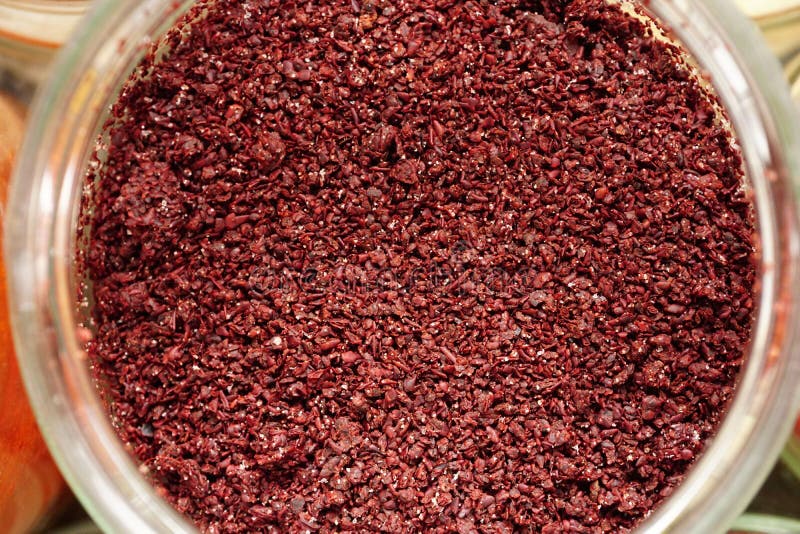 Sumac Wax in Glass Container Placed Next To the Stirring Rod Stock ...