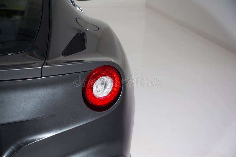 Black car, red lights stock photo. Image of light, vehicle - 34918176