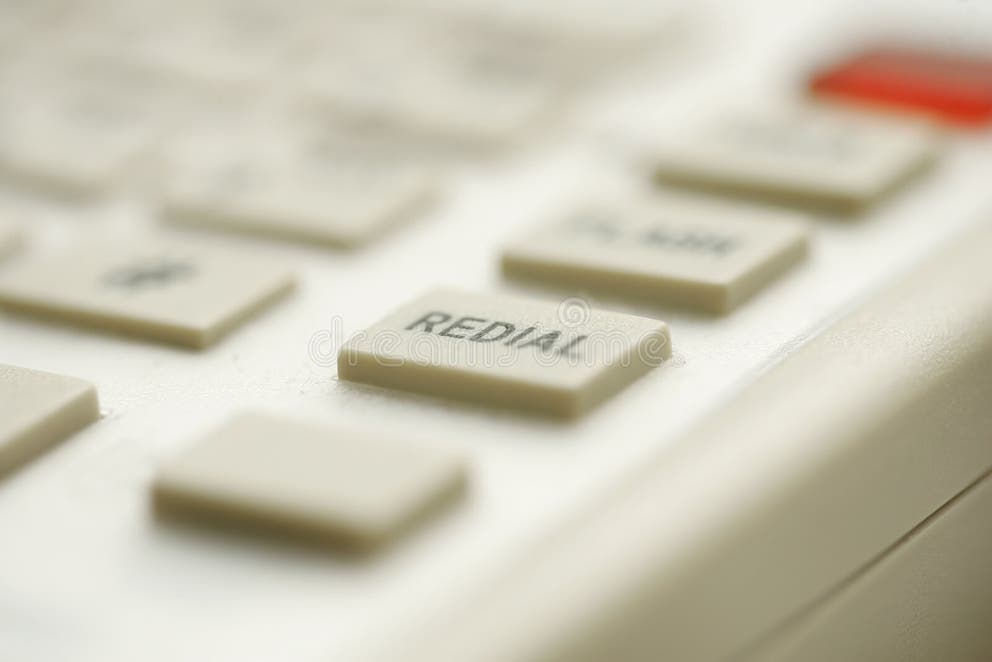 Closeup redial button stock image. Image of design, symbol - 7681231