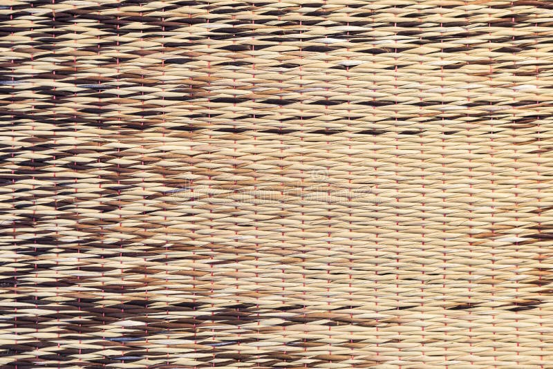 Closeup Reed Mat Texture Background Stock Photo - Image of decorative ...