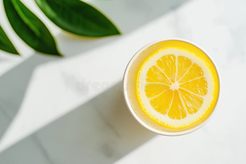 Lemonade on Marble Background Stock Photo Stock Photo - Image of ...