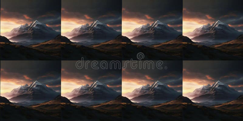 Closeup Relaxing Landscape Dynamic Diffuse Colors Seamless Patterns ...