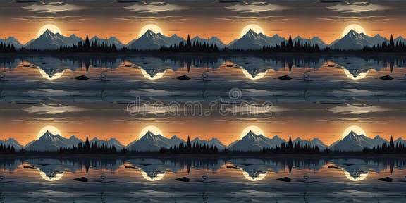 Closeup Relaxing Landscape Dynamic Diffuse Colors Seamless Patterns ...