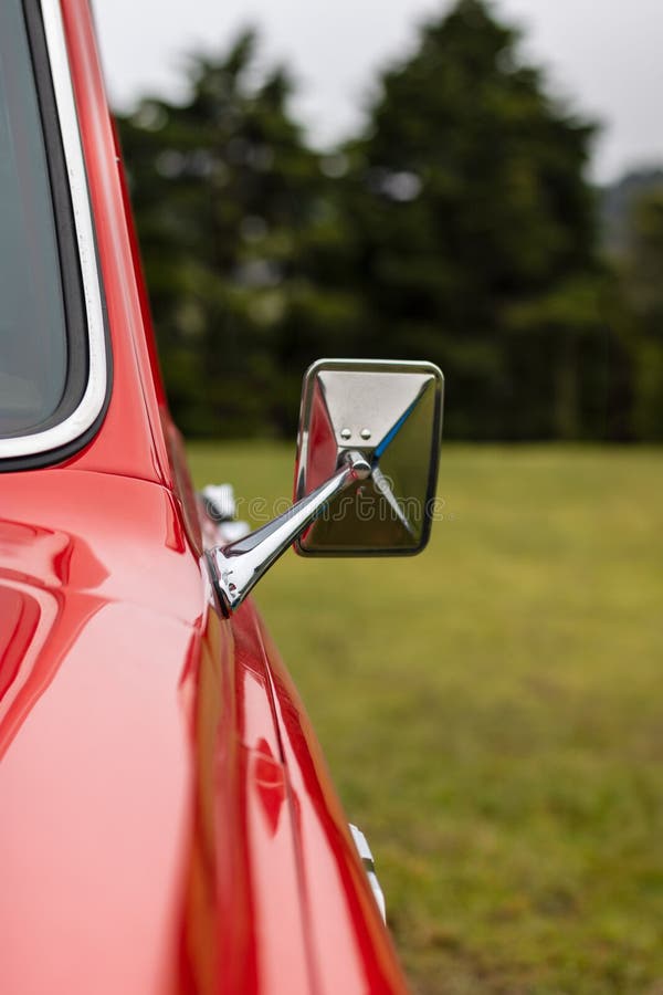 Closeup of Restored and Modernized Old Red Car Editorial Image - Image ...