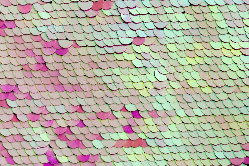 Closeup of Reversible Sequins Textured Background Stock Image - Image ...