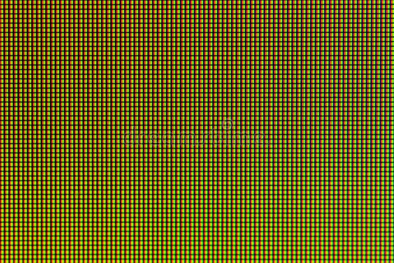 Closeup RGB Led Diode of LED TV and LED Monitor Screen Display Panel ...