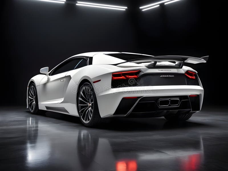 Closeup of the Rich Luxury Car Stock Illustration - Illustration of ...