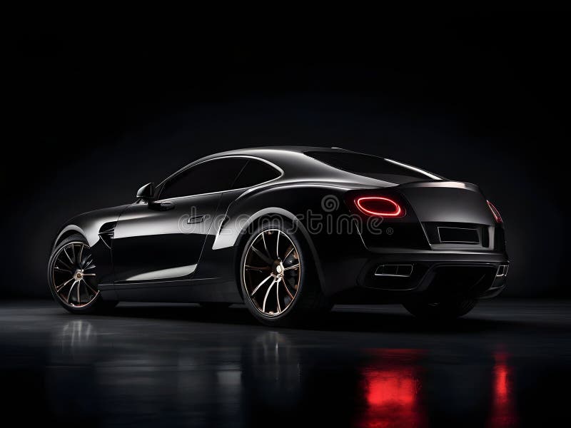 Closeup of the Rich Luxury Car Stock Illustration - Illustration of ...