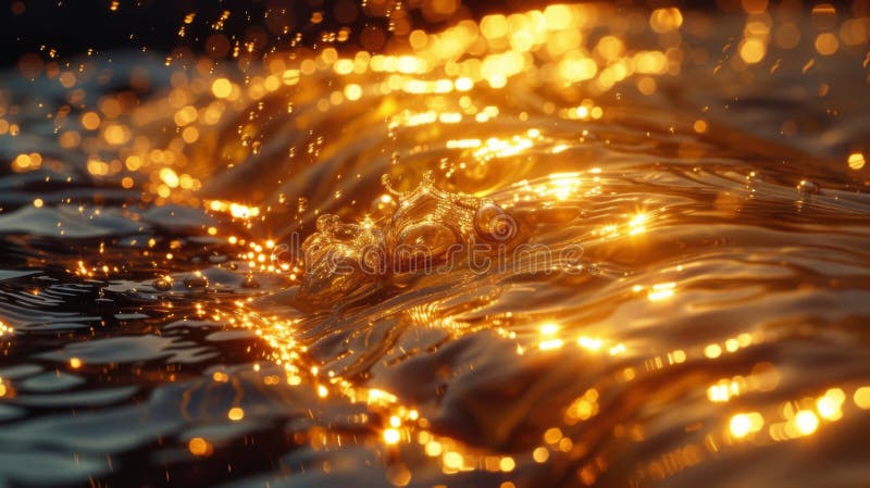 Rippling Liquid Gold Pool Stock Photos - Free & Royalty-Free Stock ...