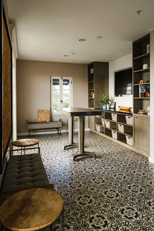 Closeup of Ritz-Carlton, St. Thomas, USVI Work Area in the Lobby Editorial Photo - Image of ...