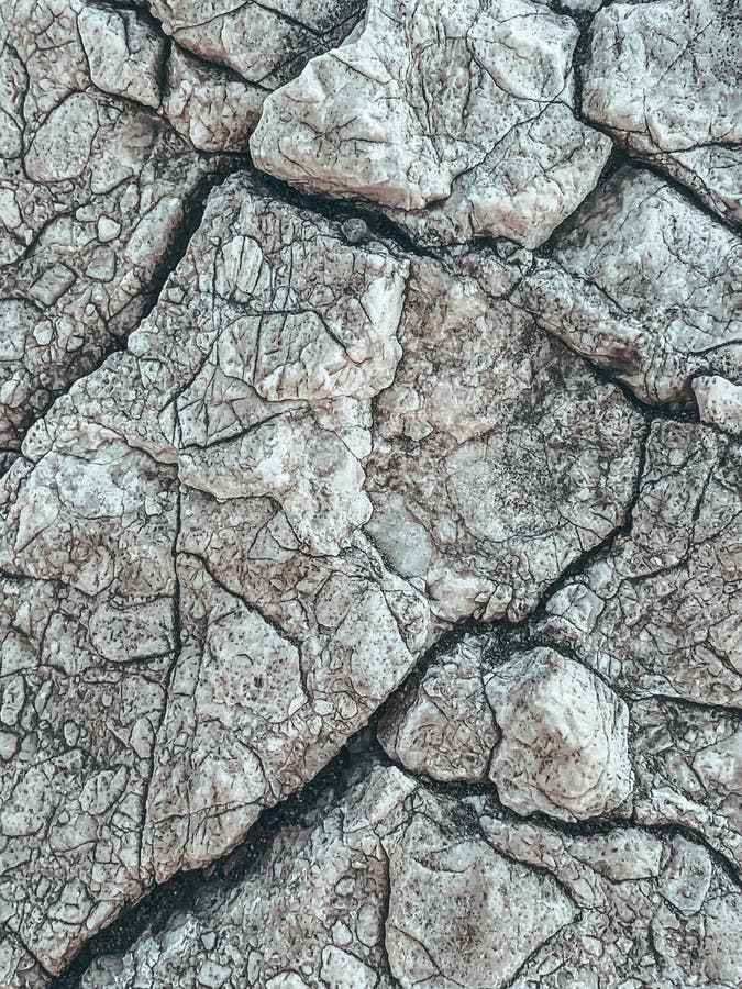 Closeup of Rock Texture with Cracks, Vertical Shot Stock Photo - Image ...