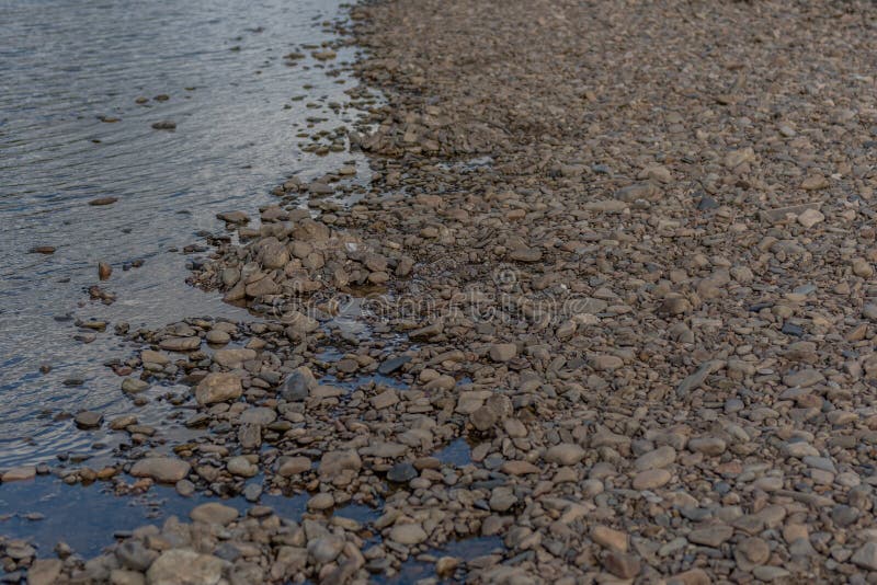 Closeup of Rocky Shoreline of River Stock Photo - Image of korea, beach ...