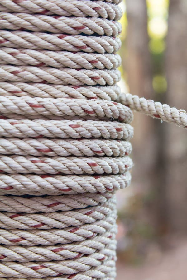 Closeup roll of rope stock photo. Image of materials - 29247706
