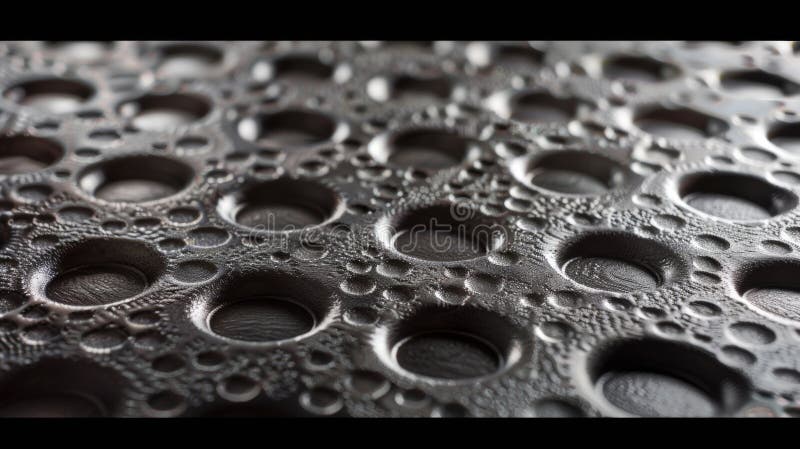 A Closeup of a Rubber Mat with a Raised Circular Pattern Reminiscent of ...