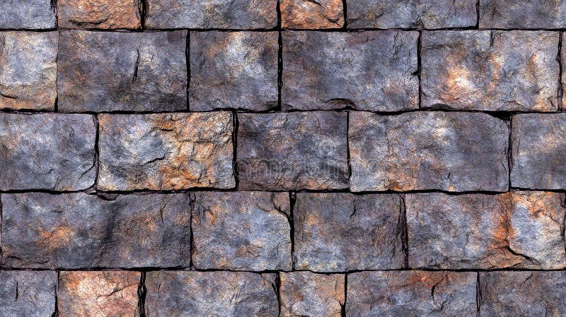 Closeup of Rustic Stone Wall with Eroded Texture, Used for Construction ...