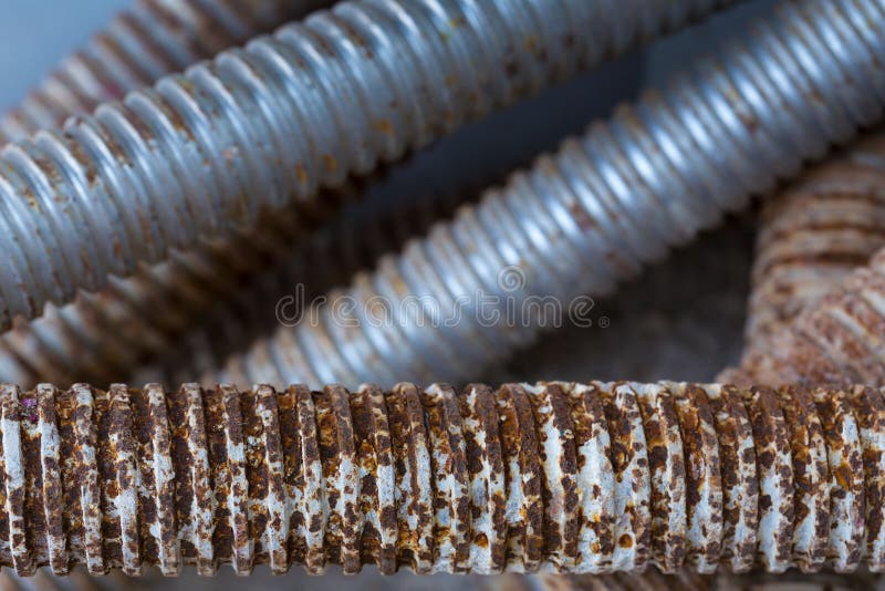Rusty Scaffold in a Construction Site Stock Photo - Image of house ...