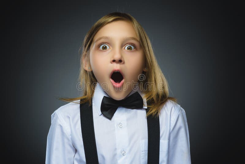 Closeup Sad Girl with Worried Stressed Face Expression Stock Image ...