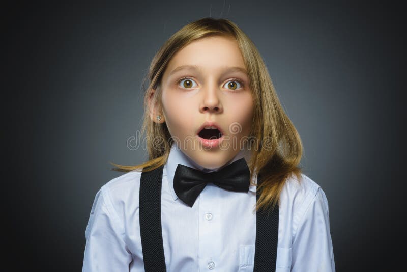 Closeup Sad Girl with Worried Stressed Face Expression Stock Photo ...