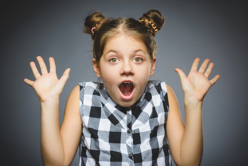 Closeup Sad Girl with Worried Stressed Face Expression Stock Photo ...