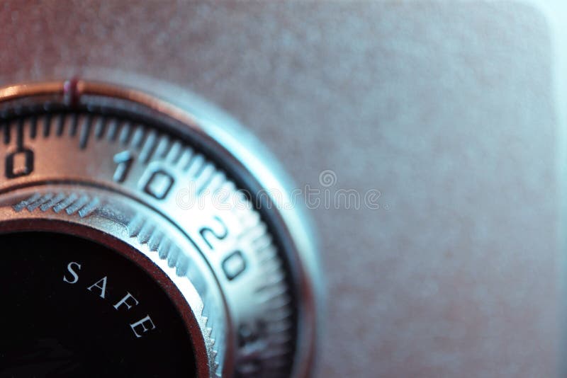 Closeup of a Safe and the Combination Dialer. Stock Photo - Image of ...