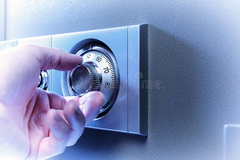 Safe Lock stock image. Image of valuables, combination - 20298689