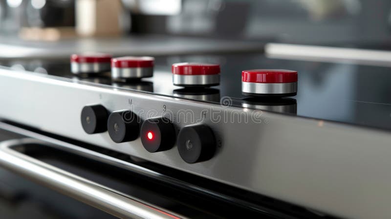 Closeup of the Safety Lock Feature on a Portable Induction Cooker Where ...