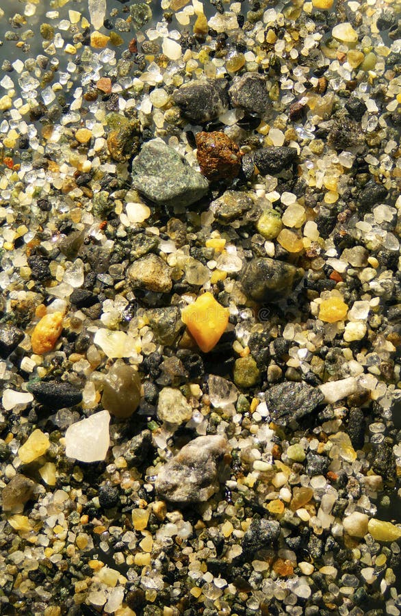 Closeup of Sand Grains from the Kenai Peninsula of Alaska Stock Photo ...