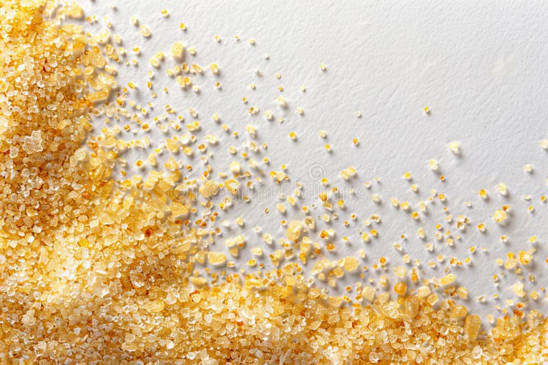 Closeup of Sand Particles on White Background, Isolated, File. Isolated ...