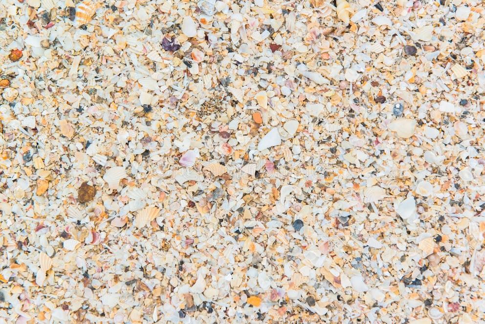 Closeup of Sand Pattern of a Beach Stock Photo - Image of marine ...