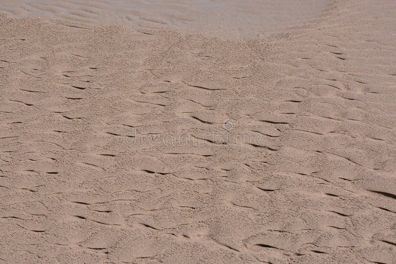 Closeup Sand Pattern of a Beach in the Summer Stock Image - Image of ...