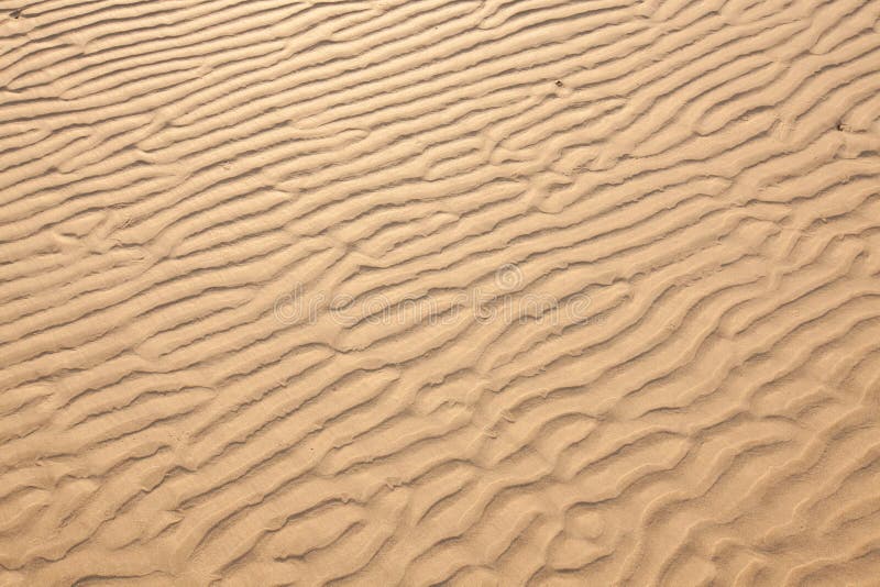 Closeup of Sand Pattern of a Beach Stock Image - Image of nature ...