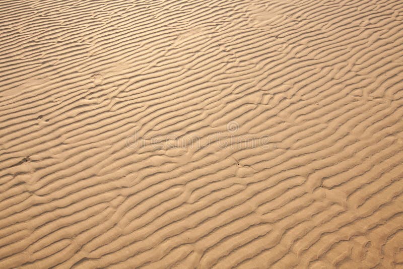 Closeup of Sand Pattern of a Beach Stock Image - Image of gravel ...