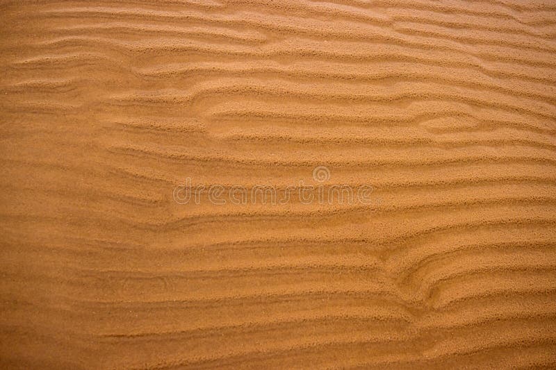 Closeup of Sand Ripples on a Beach. Natural Rhythmic Wave Like Pattern ...