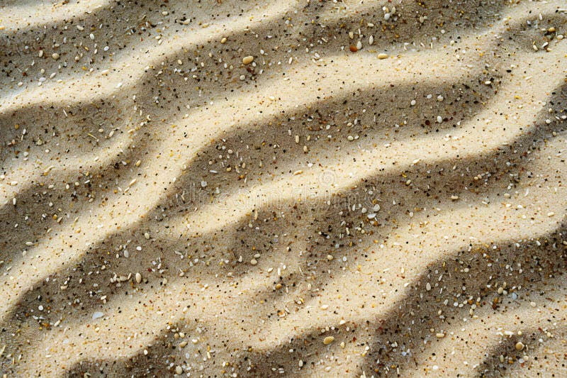 Closeup of Sand Texture Background, Top View. Grainy Beige Sand with ...